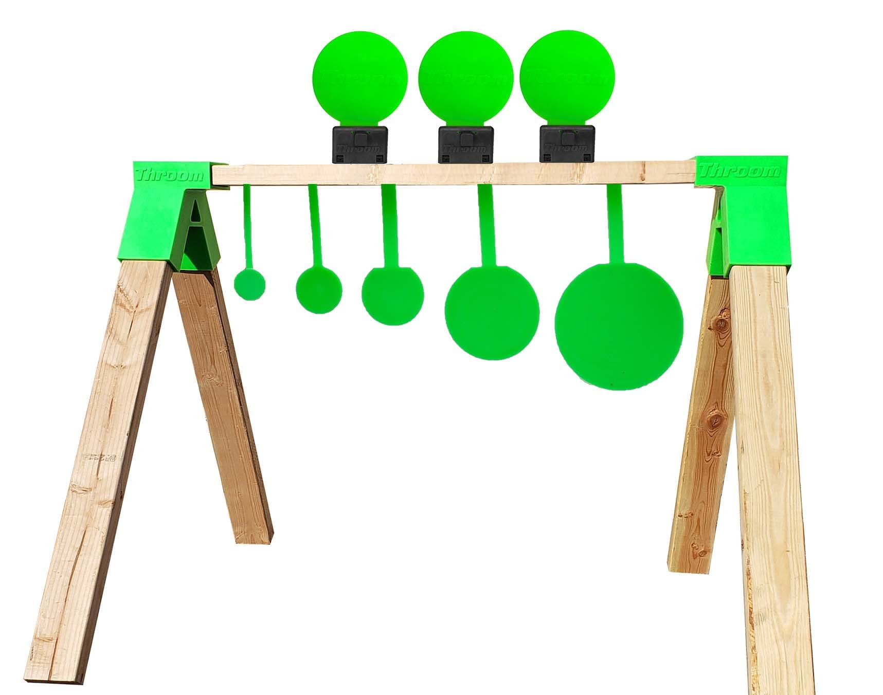 Throom - Reactive Self Healing Targets for Shooting + 2x4 Target Stand ...