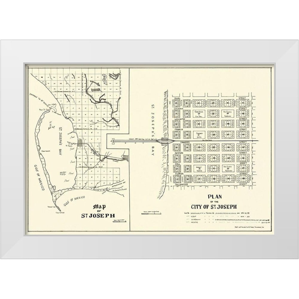Throop 32x23 White Modern Wood Framed Museum Art Print Titled - St ...