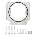 Throttle Body Adapter Plate Natural Finish Aluminum with Mounting Bolts ...