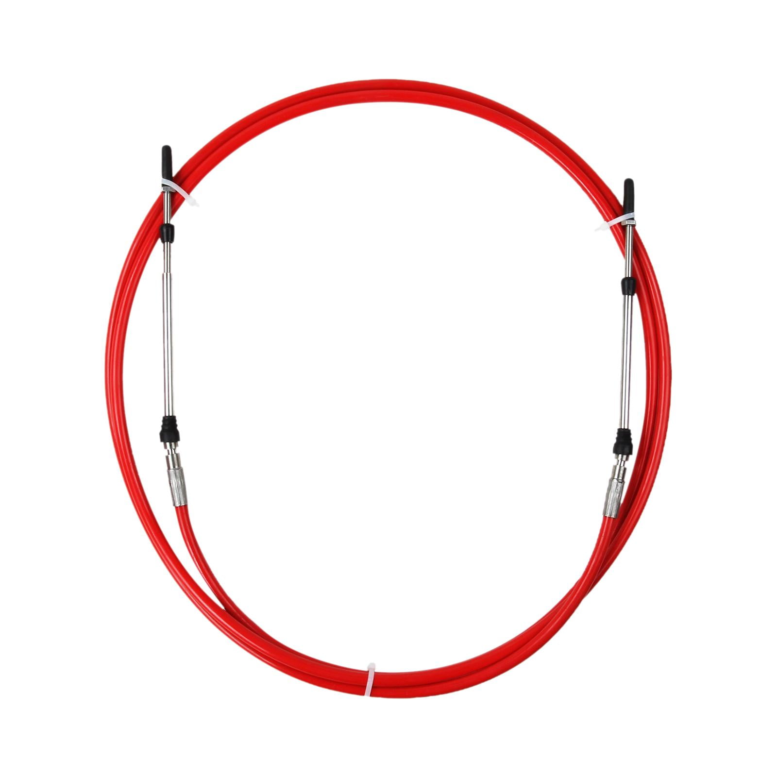 Throttle Cable Red With 10-32 Threaded Ends For Marine Boat Motor ...