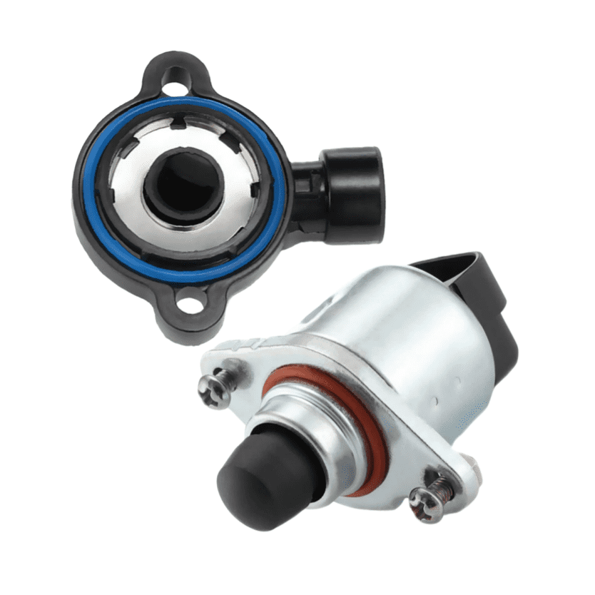 Throttle Position Sensor & Idle Air Control Valve Kit Compatible with ...