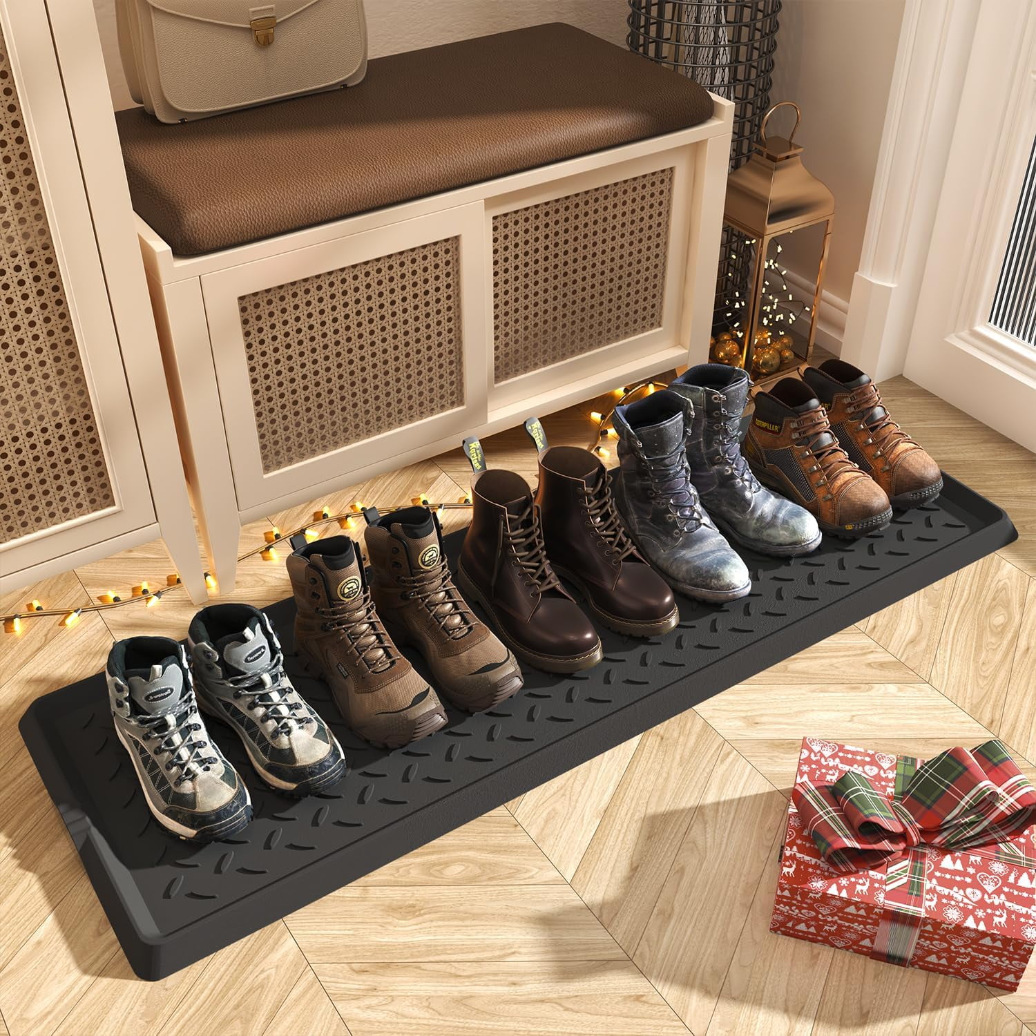 ThrottleT-Extra Large Boot Tray 48 Inch Boot Storage Heavy Duty Rubber ...