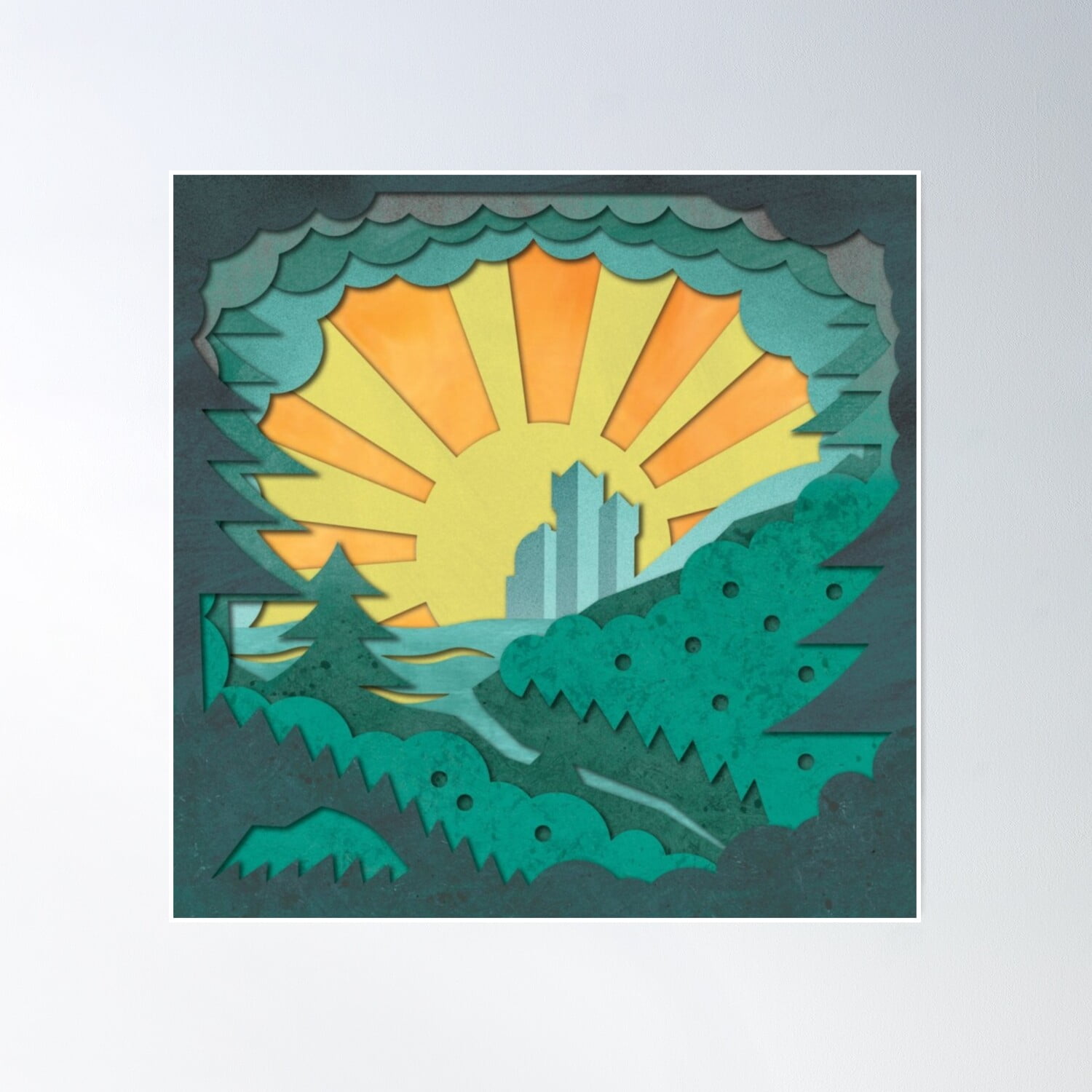 Through The Deep Dark Valley - The Oh Hellos Poster Wall Art, Modern ...