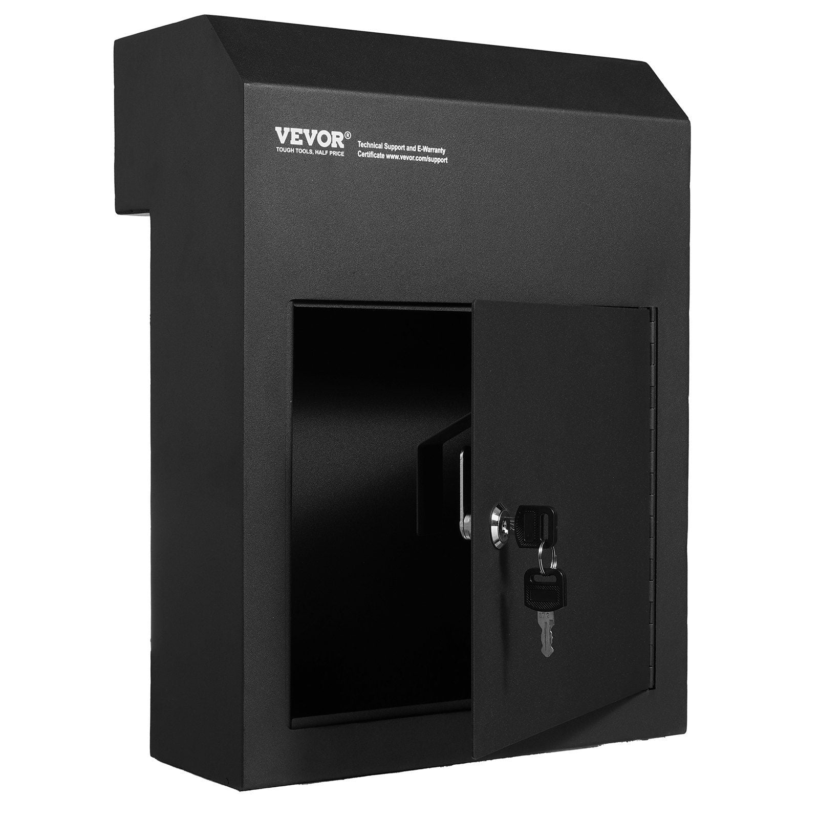 Through The Door Key Drop Box, Heavy Duty Steel Through the Door ...