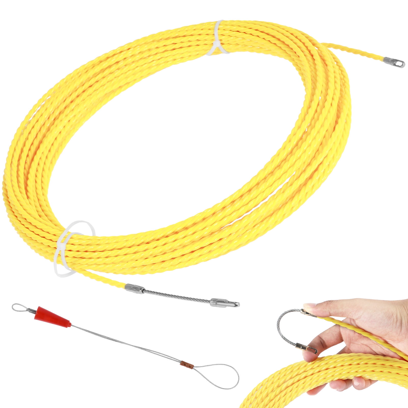 Through Wall Wire Threader 25M/82FT Multifunctional Electrical Cable Puller Portable Cable ...