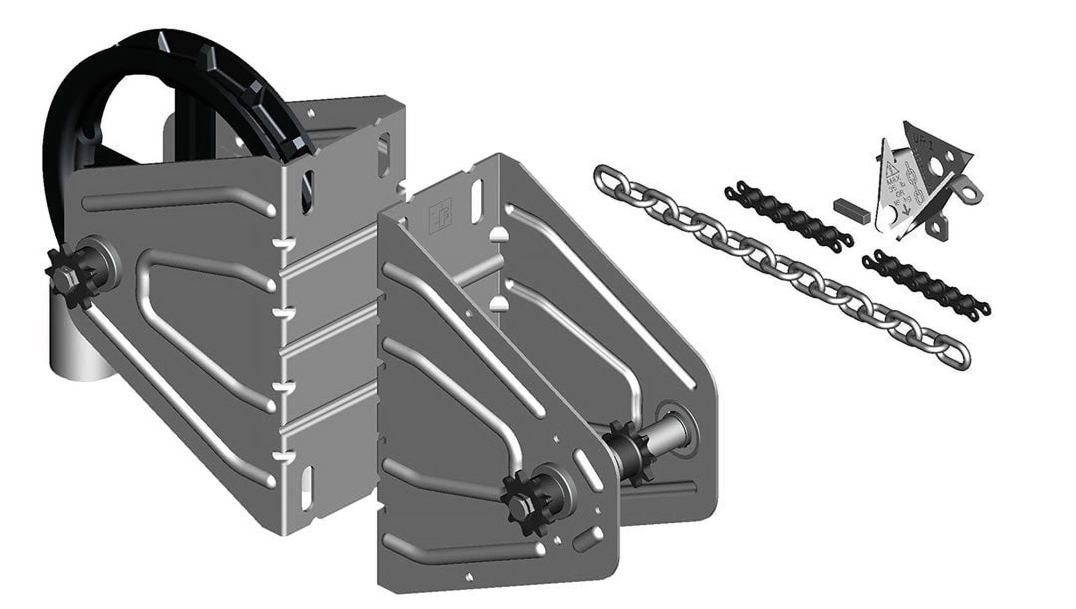 GarageDoorProject Thru-The-Wall Hoist Kit Commercial-Grade Wall Mounted ...