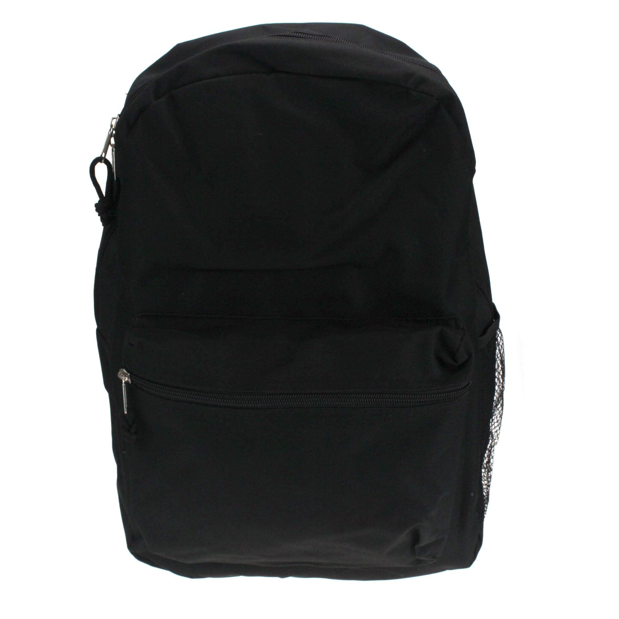 Throw Back Retro Minimal 600D Polyester Old School Backpack Black ...