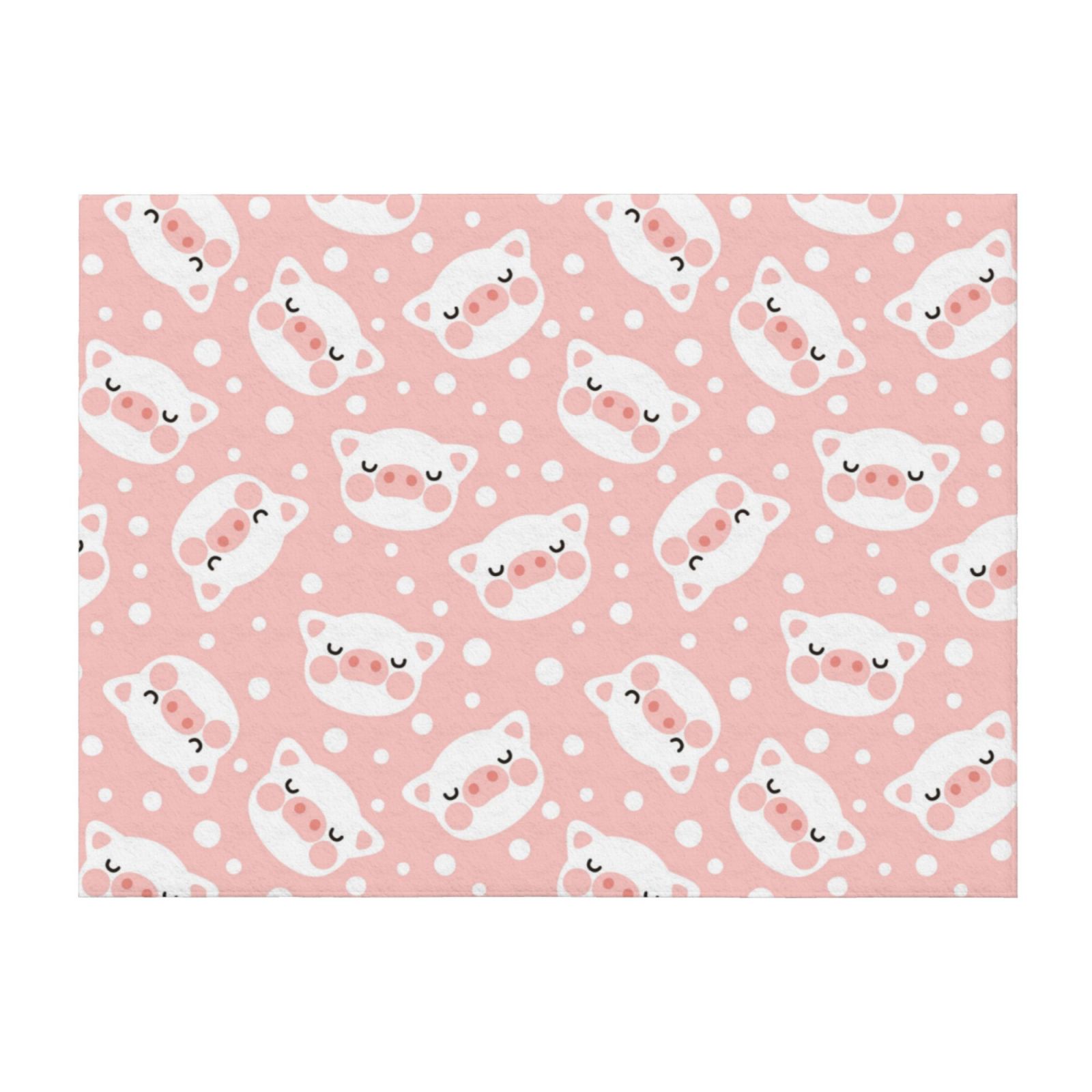 Throw Blanket for Couch - Cute Pig Pink White Super Soft Fuzzy Comfy ...