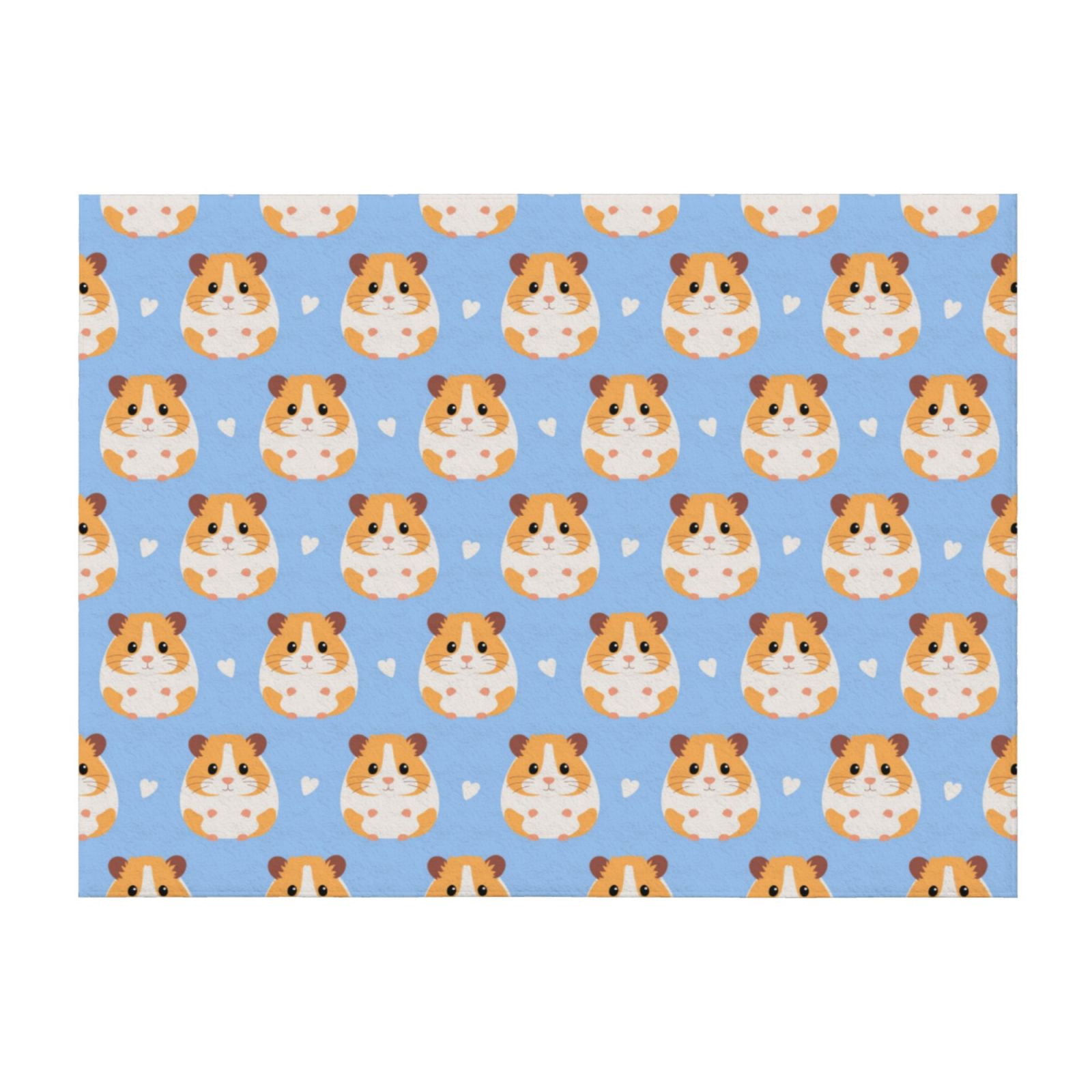 Throw Blanket for Couch - Elegant Cartoon Cute Hamster Super Soft ...