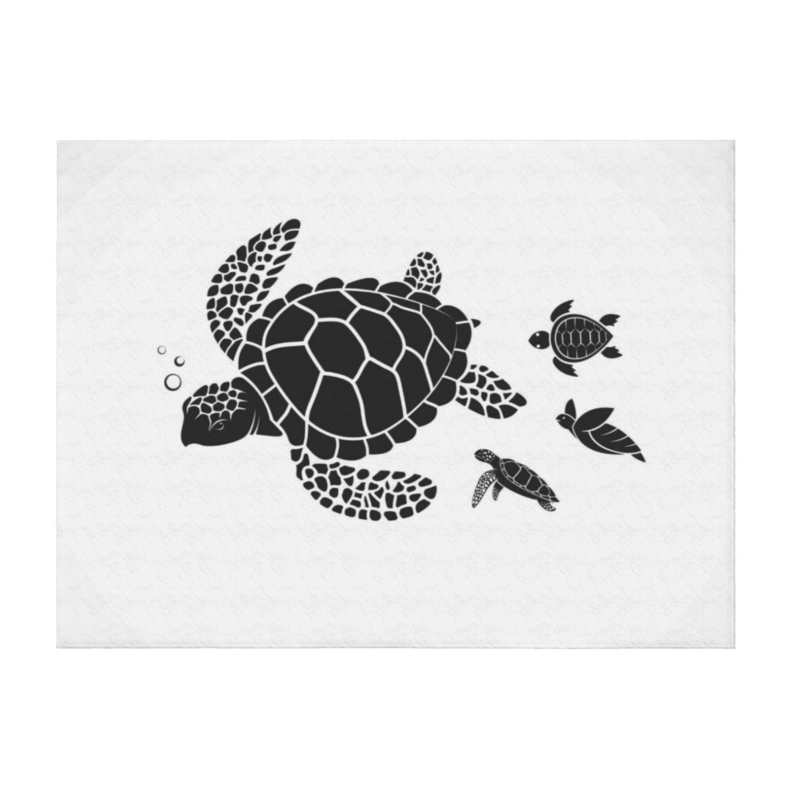 Throw Blanket for Couch - Family Of Sea Turtles Super Soft Lightweight ...