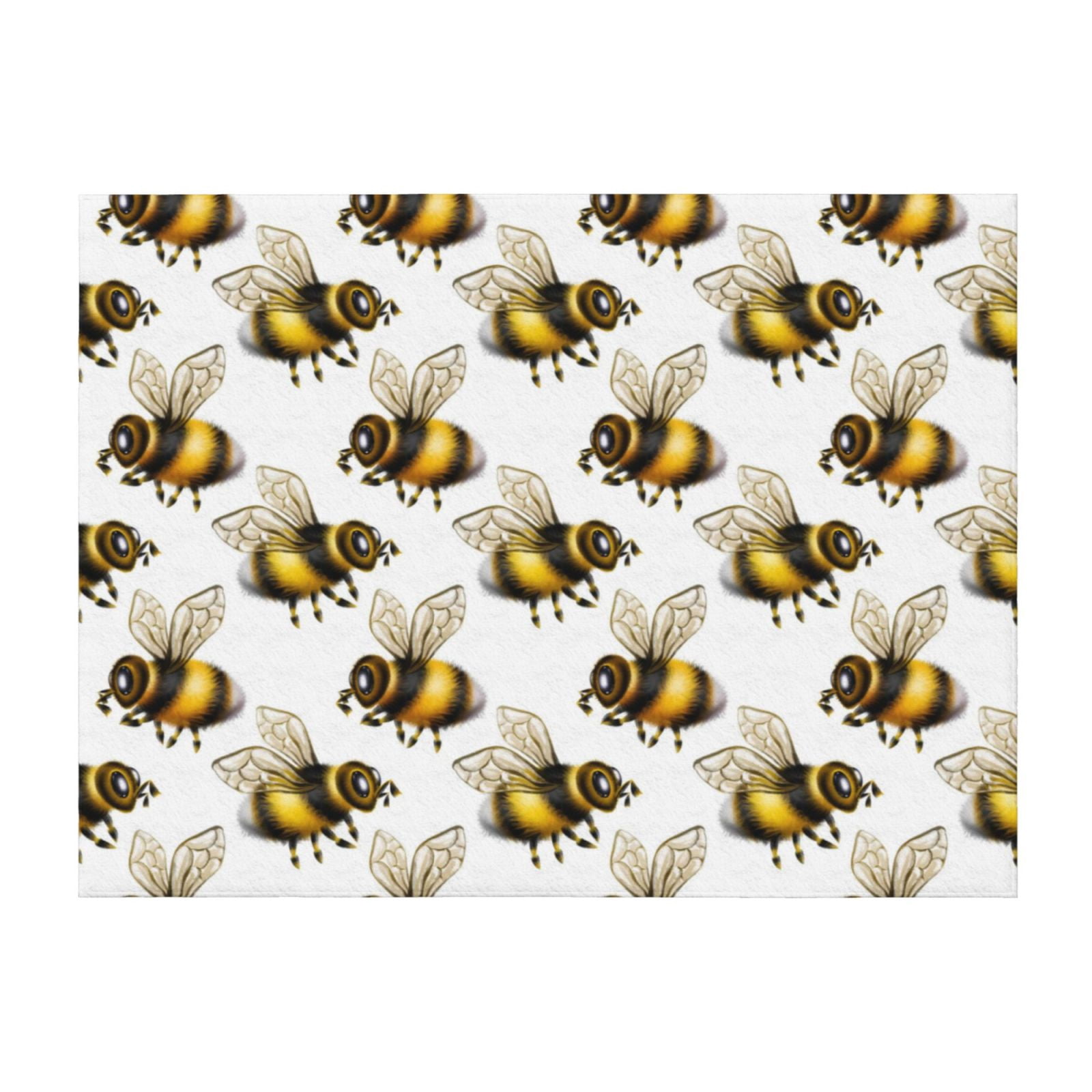 Throw Blanket for Couch - Honey Bee Realistic cute Super Soft ...
