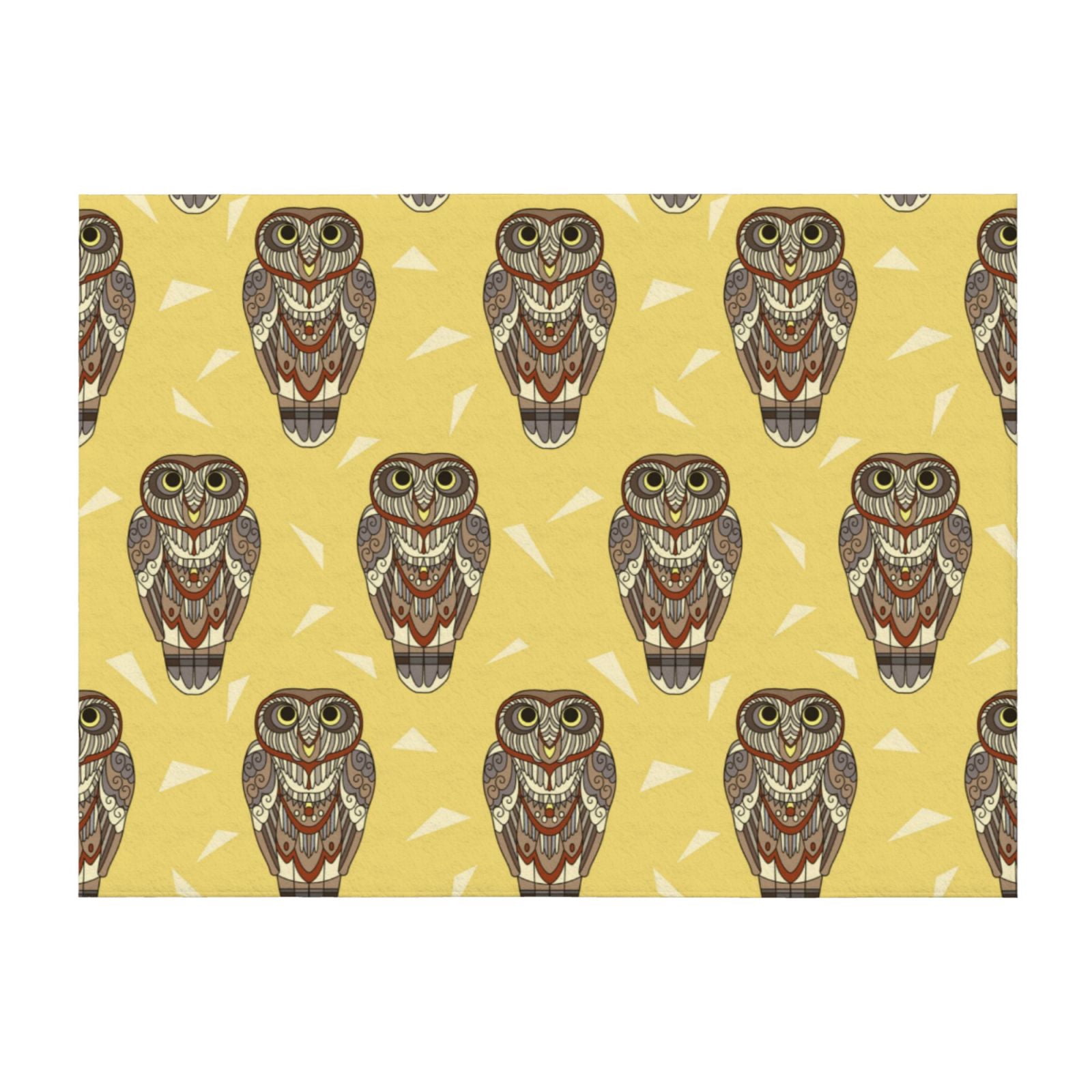 Throw Blanket for Couch - Indian Style Owl Super Soft Lightweight Cozy ...