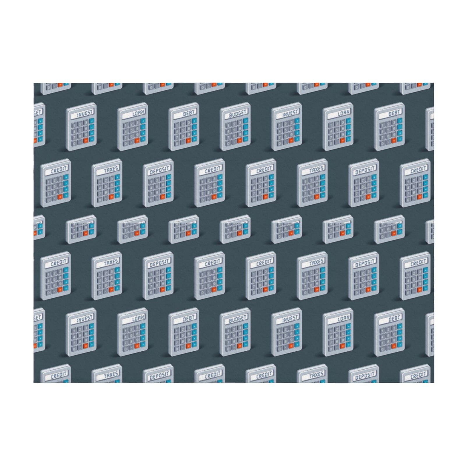 Throw Blanket for Couch - Math calculator pattern Super Soft ...