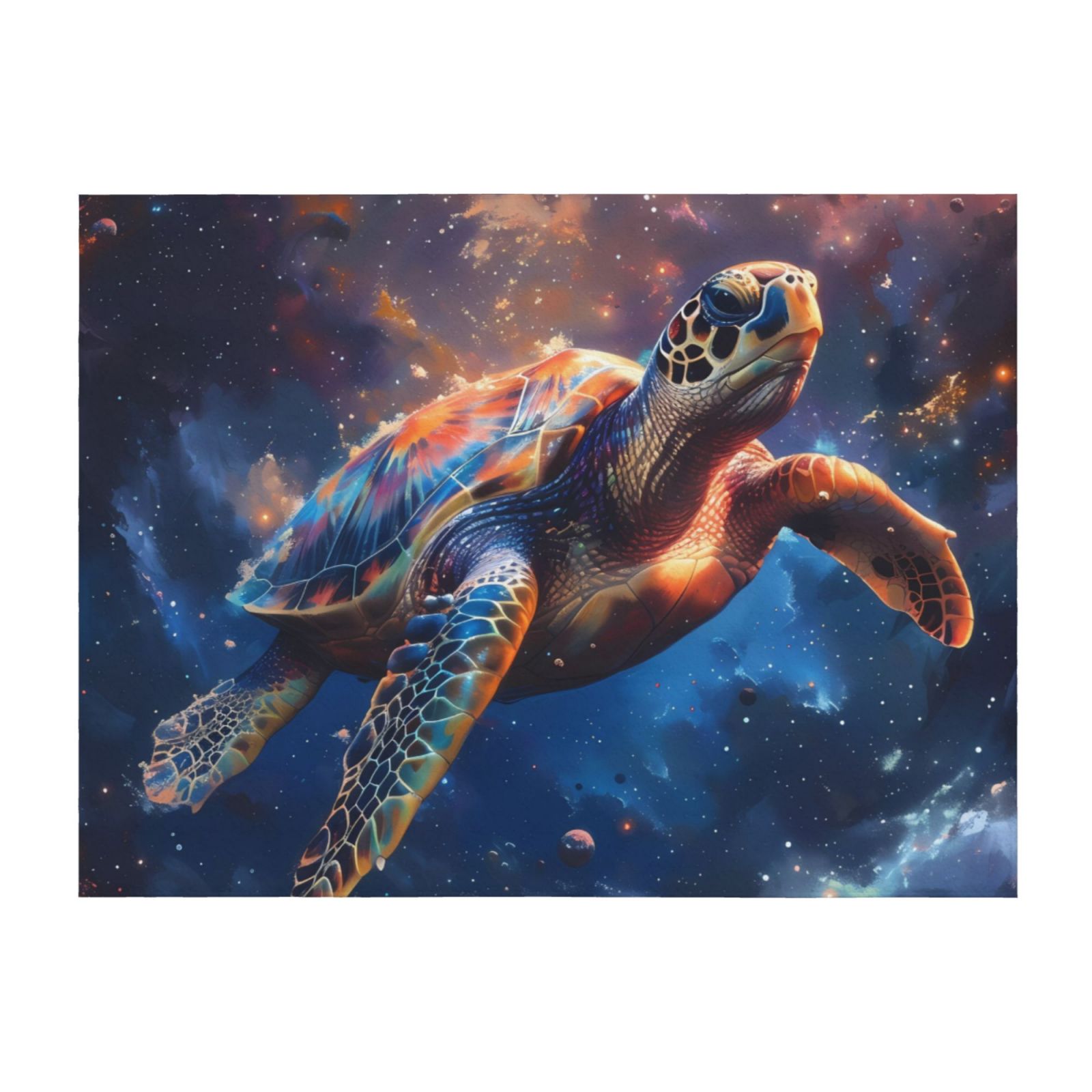 Throw Blanket for Couch - Night Sky Turtle Super Soft Lightweight Cozy ...