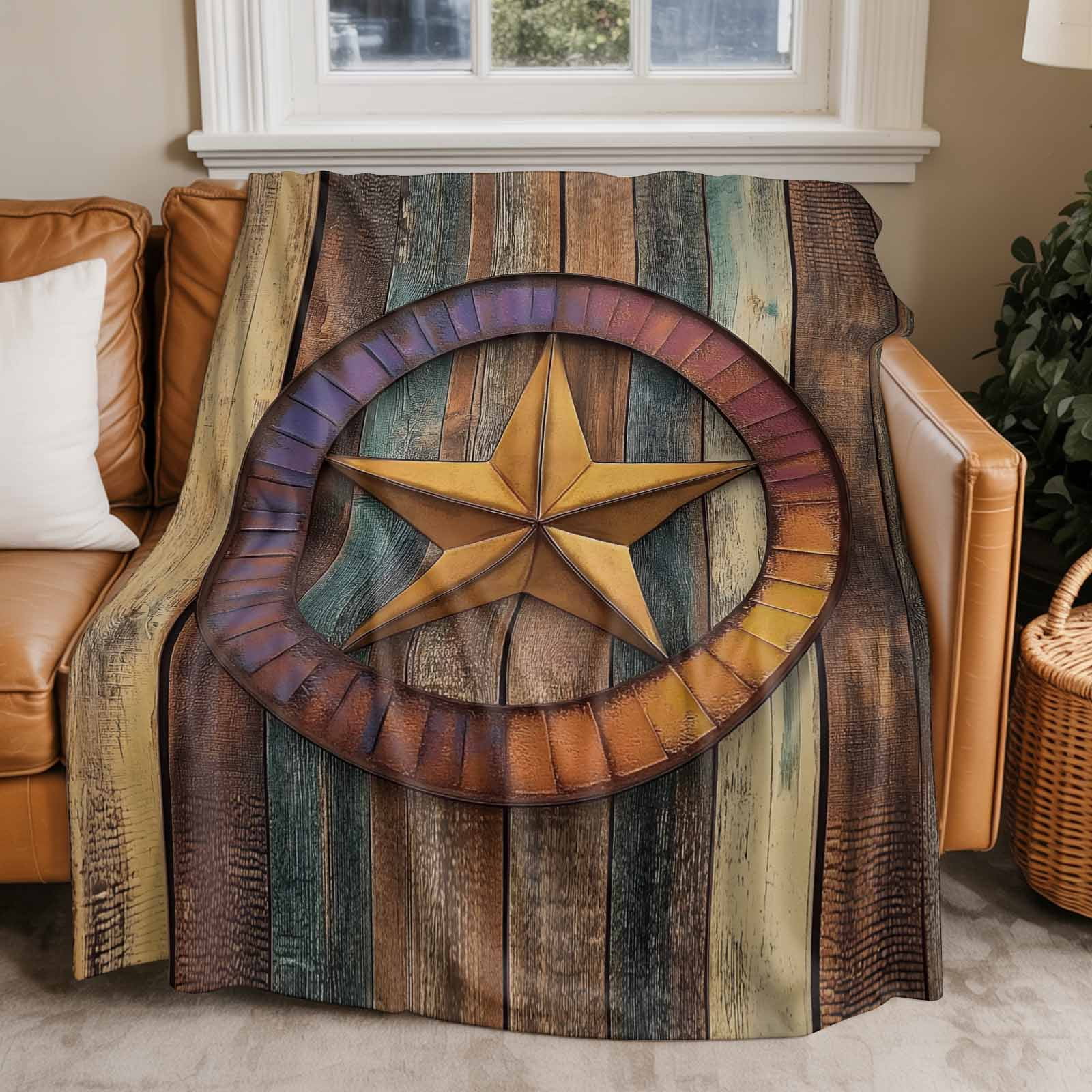 Throw Blanket for Couch Texas Stars Country Soft Fleece Flannel ...