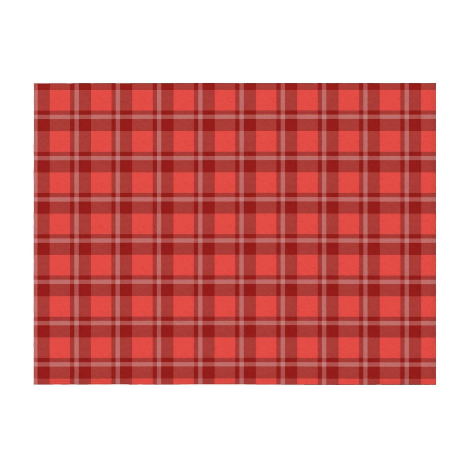 Throw Blanket for Couch - bright red checkered Super Soft Lightweight ...