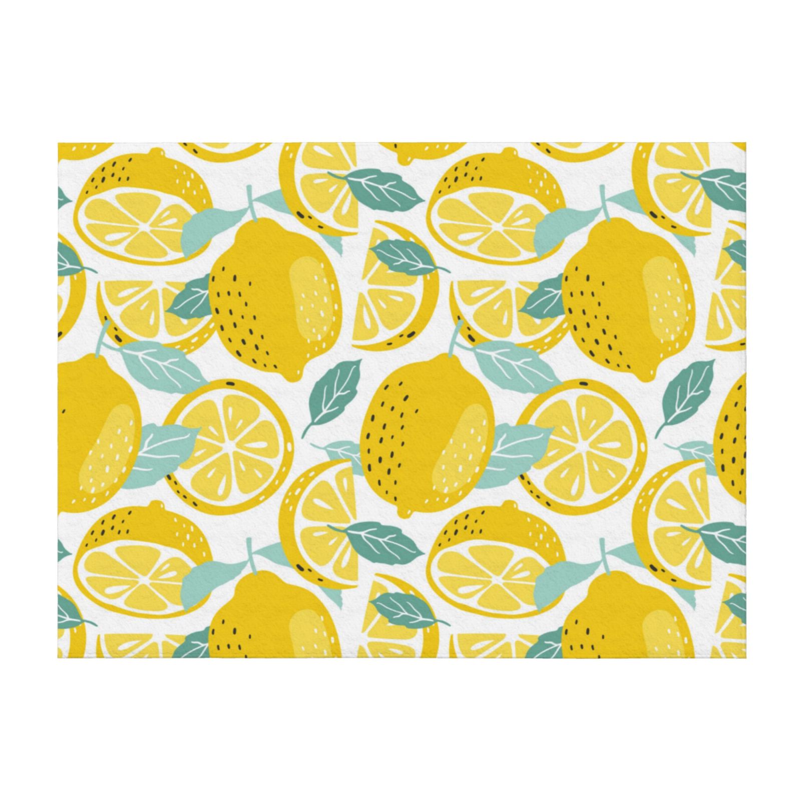 Throw Blanket for Couch - cartoon yellow Lemon Super Soft Lightweight ...