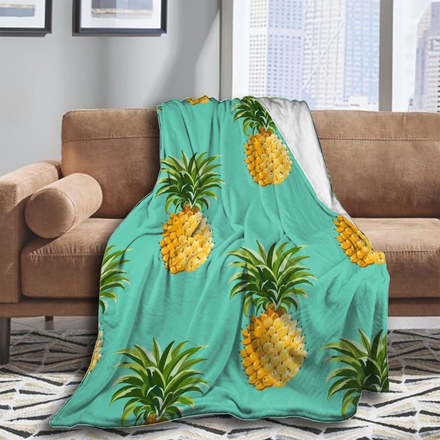 Throw Blanket Flannel Fleece Lightweight Bed Blanket All Season Use ...