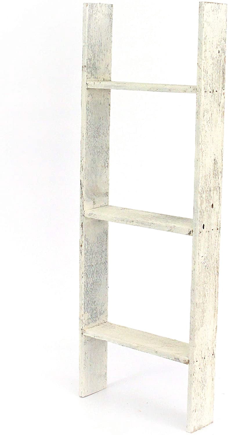 Throw Blanket Ladder – Fully Assembled Reclaimed Wood – Rustic ...