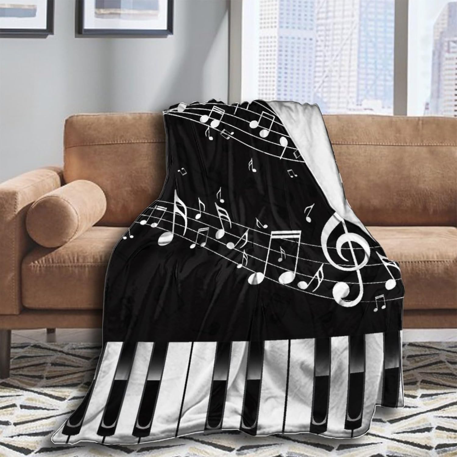 Throw Blanket Luxury Ultra-Soft Micro Fleece Blanket for Bed, Couch ...