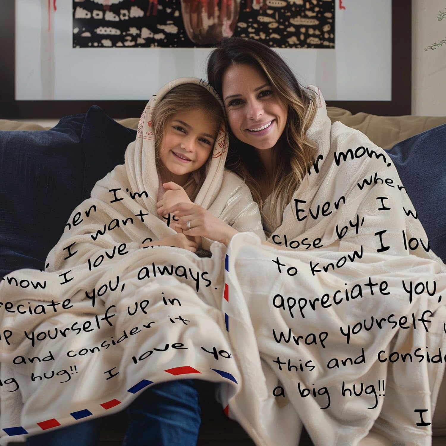 Throw Blankets Birthday Gift for Mom from Daughter Son, Mom Gifts ...