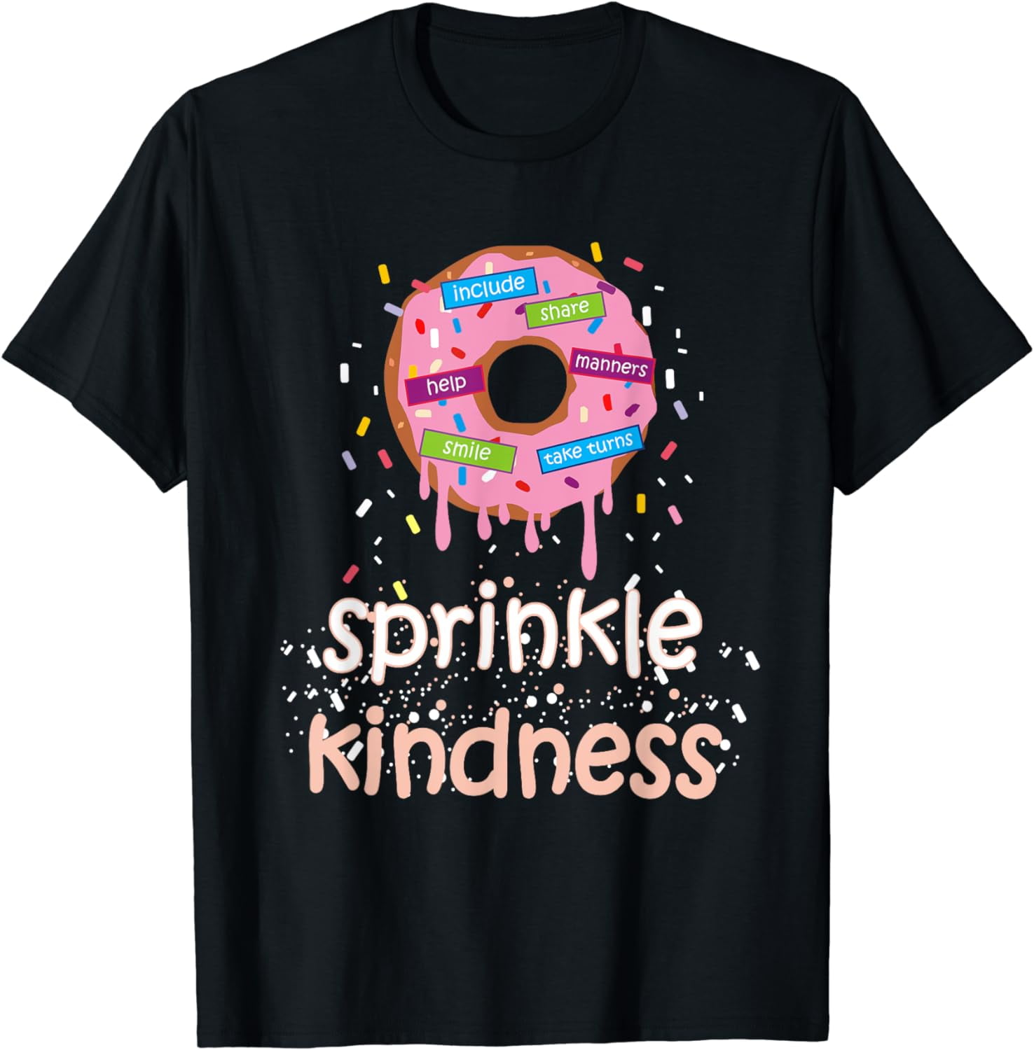 Throw Kindness Around Like Confetti T-Shirt,Kind Teacher Tee - Walmart.com