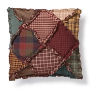 Donna Sharp Campfire Square Twin Cotton Quilt - Pieced Patchwork Cotton ...