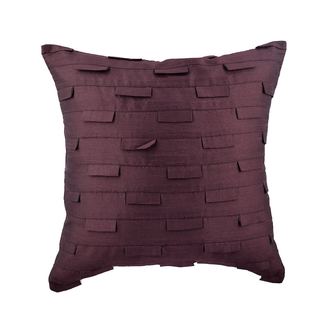 Throw Pillow Cover, Decorative Plum Pillow Covers 16x16 inch (40x40 cm ...