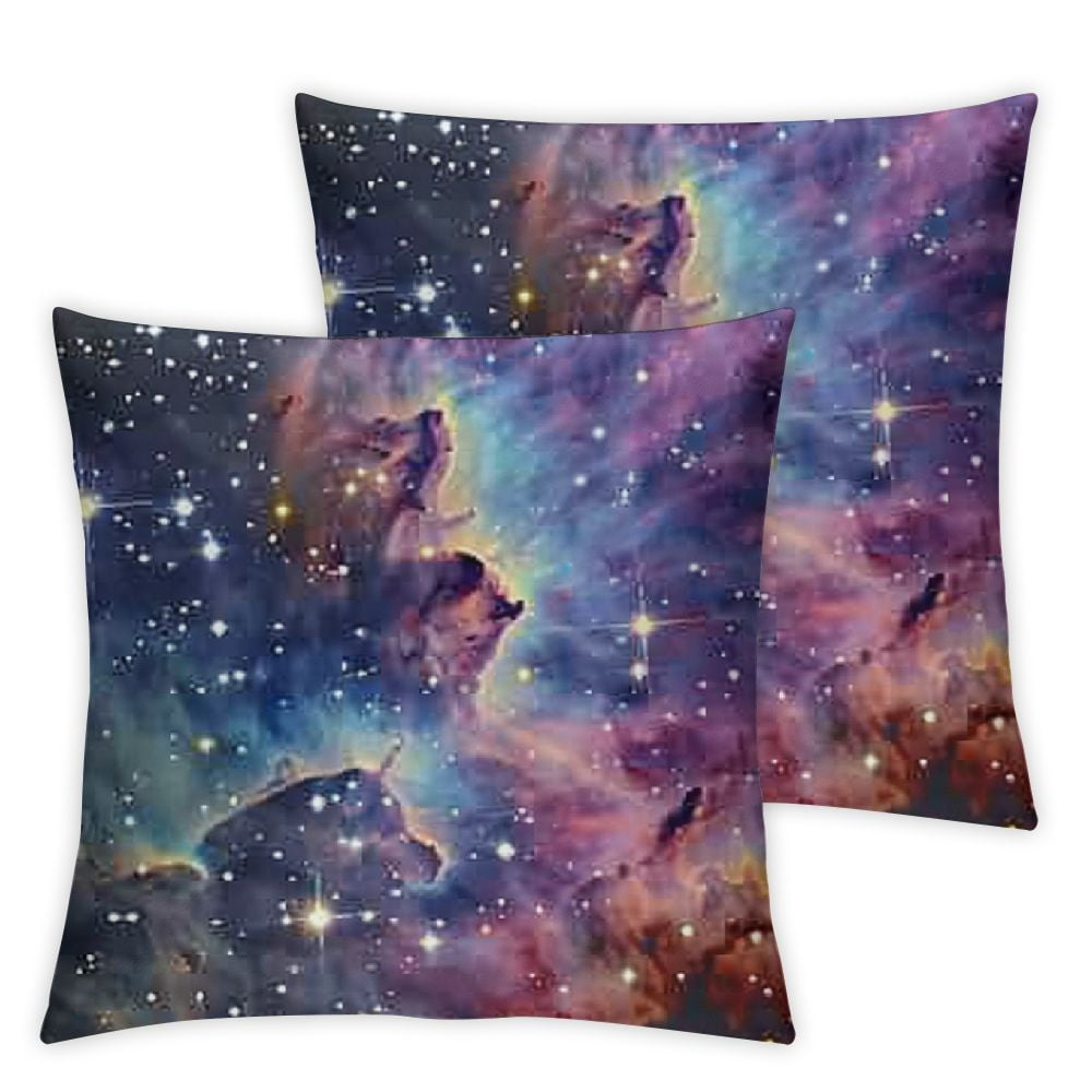 Throw Pillow Cover Outer Space Galaxy Pattern Universe Space Nebula ...