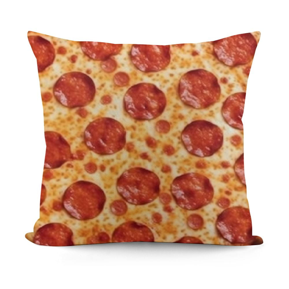 Throw Pillow Cover Pepperoni Cheese Pizza Fantasy Delicious Food ...