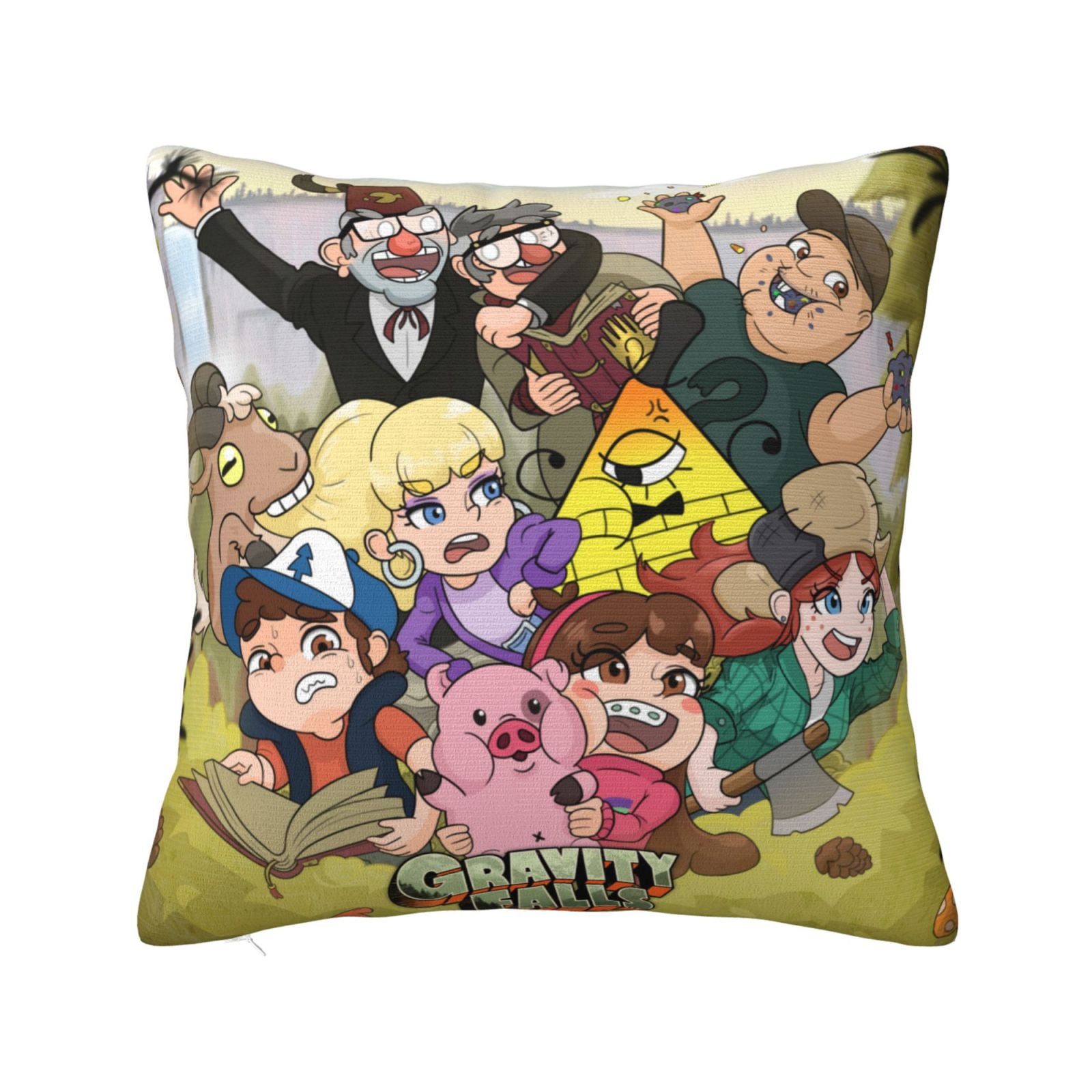Throw Pillow Covers 16"x16" Inch, Gravity Falls Decorative Pillow Case ...