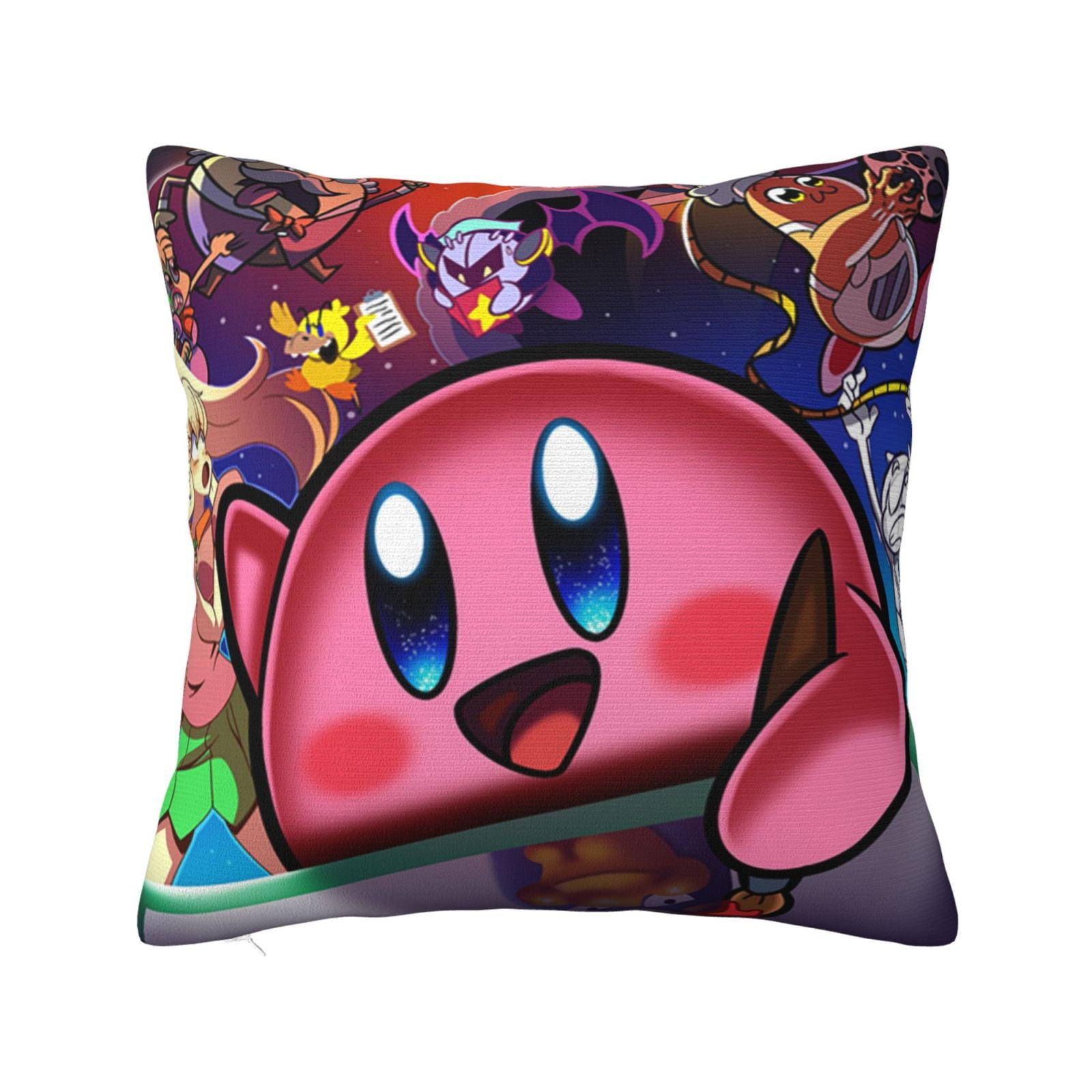 Throw Pillow Covers 16"x16" Inch, Kirby Decorative Pillow Case for Sofa ...