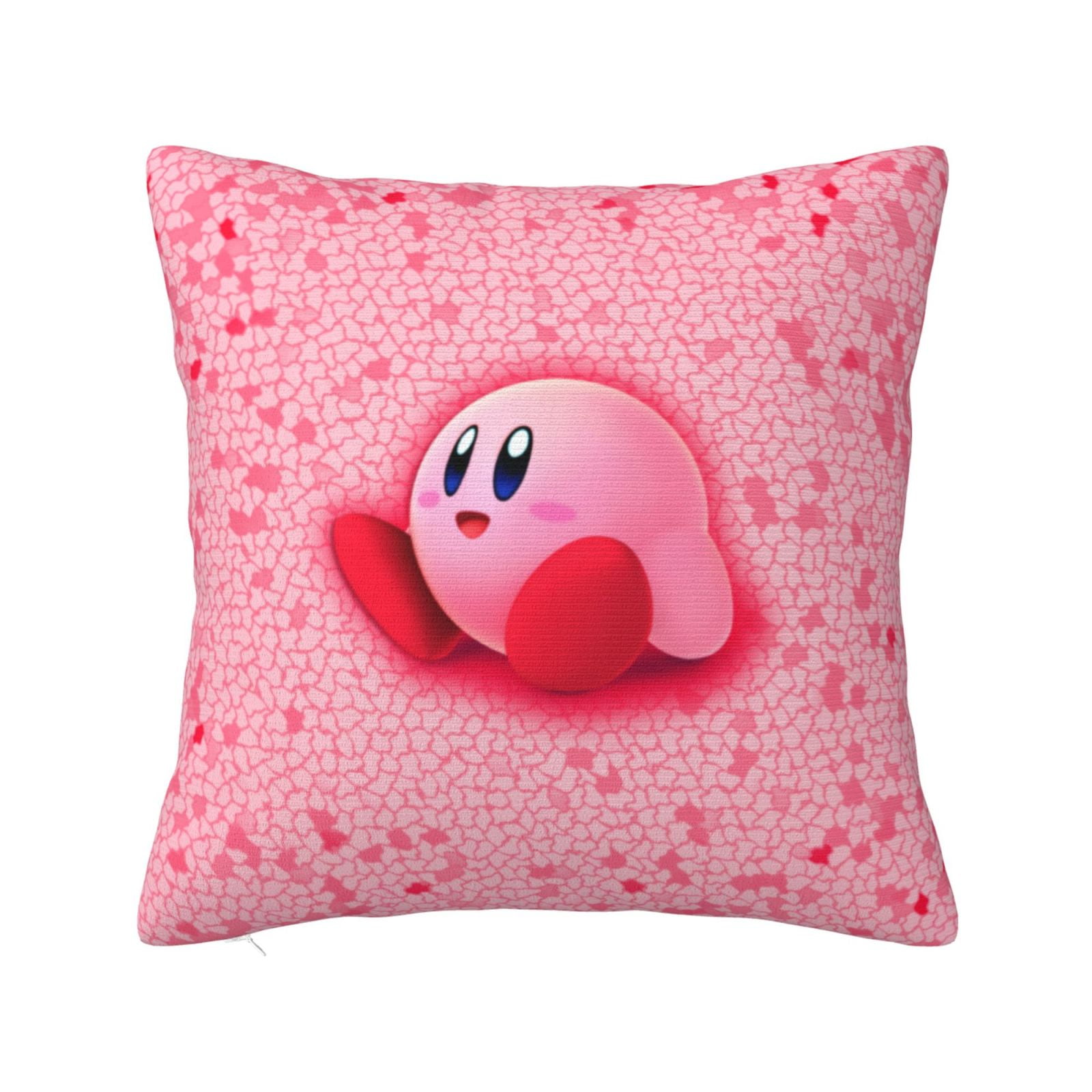 Throw Pillow Covers 18"x18" Inch, Kirby Decorative Pillow Case for Sofa ...
