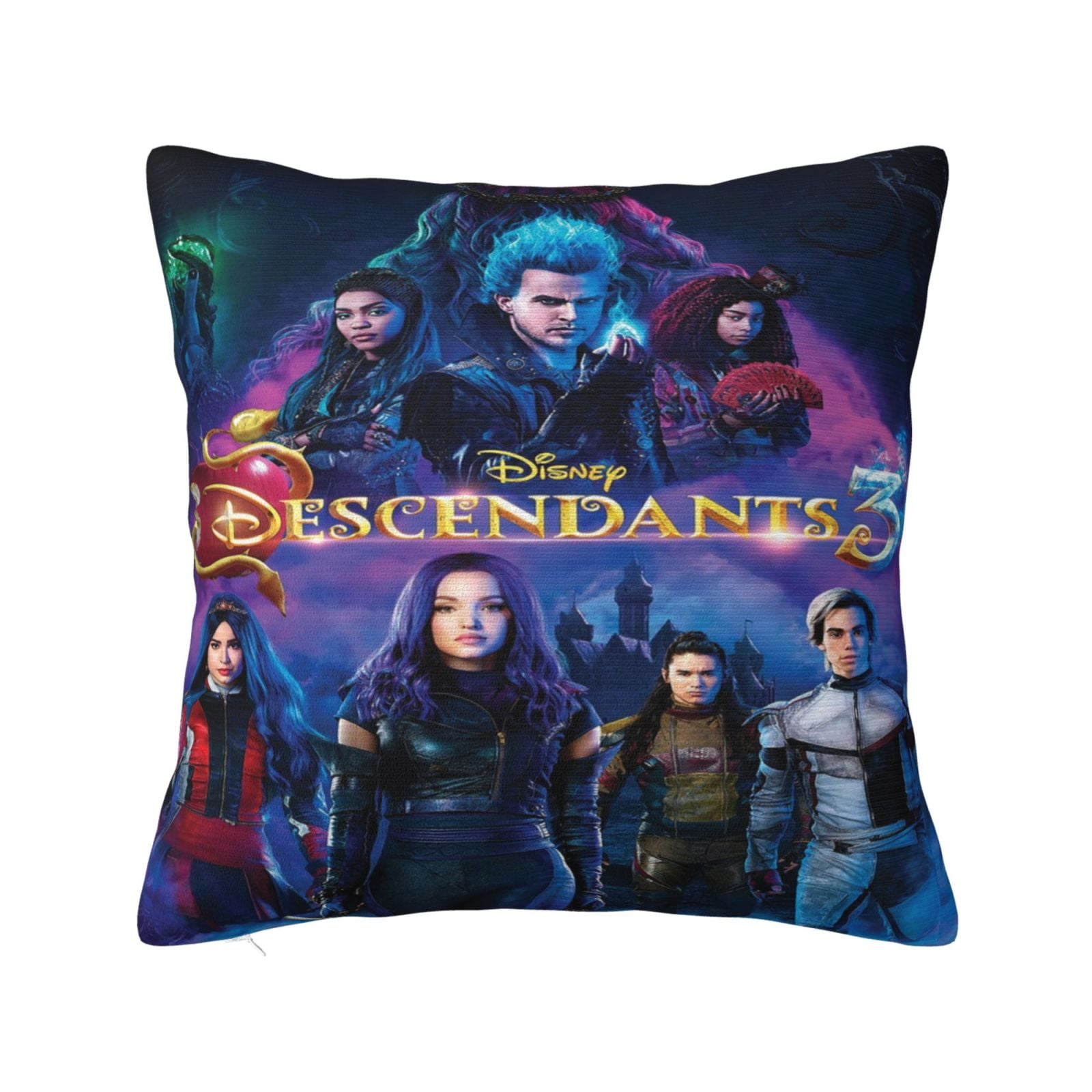 Throw Pillow Covers 20"x20" Inch, Descendants Decorative Pillow Case ...
