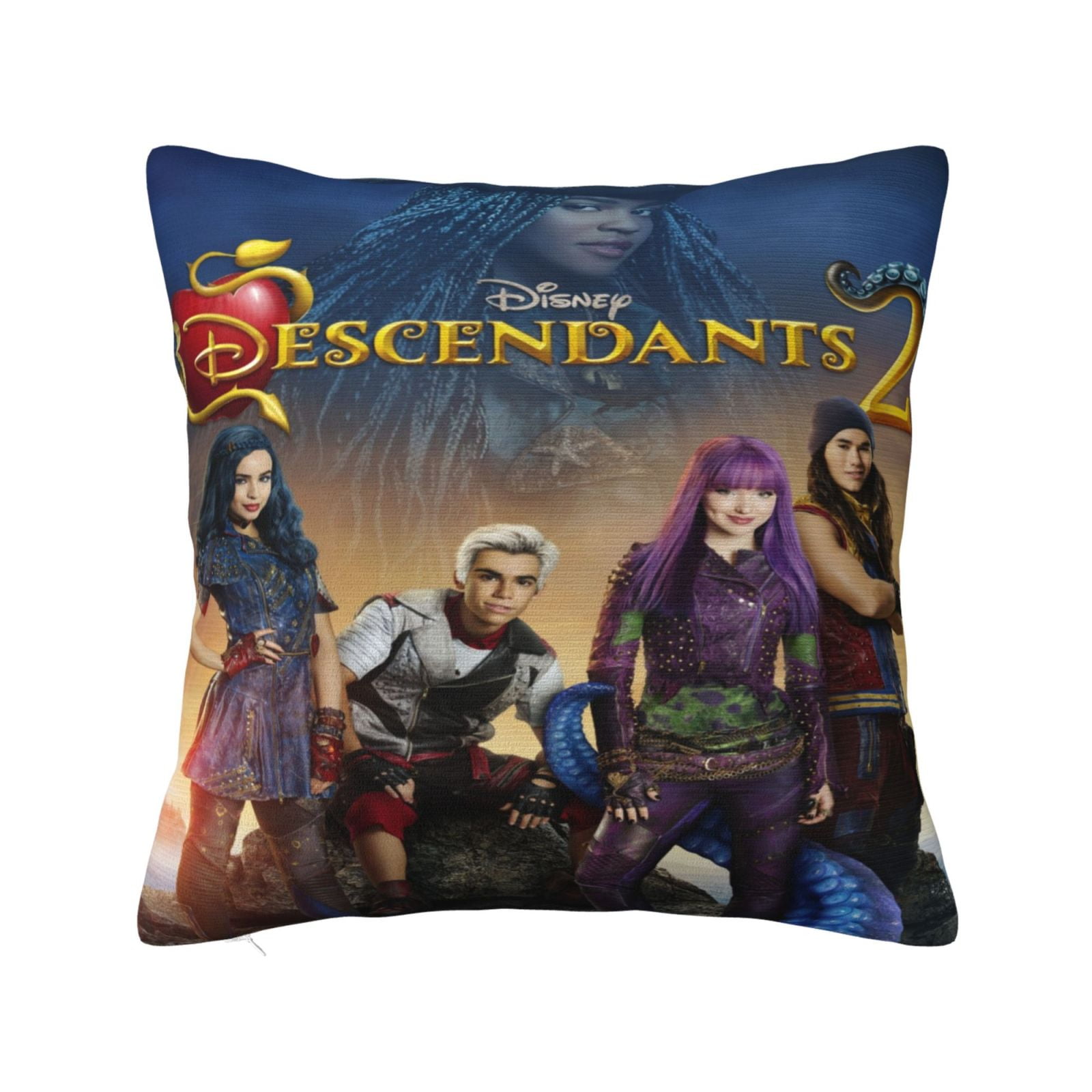 Throw Pillow Covers 20"x20" Inch, Descendants Decorative Pillow Case ...