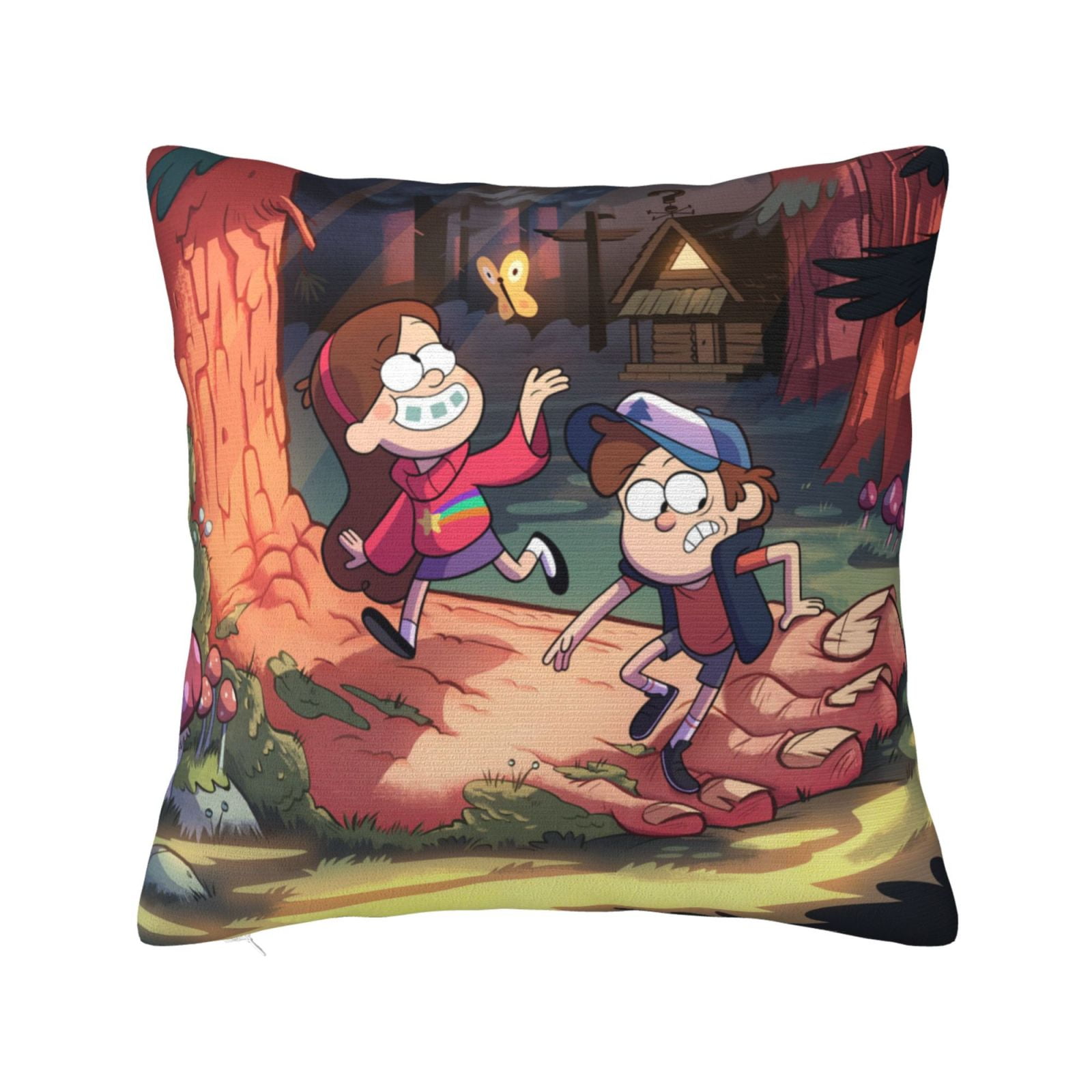 Throw Pillow Covers 20"x20" Inch, Gravity Falls Decorative Pillow Case ...