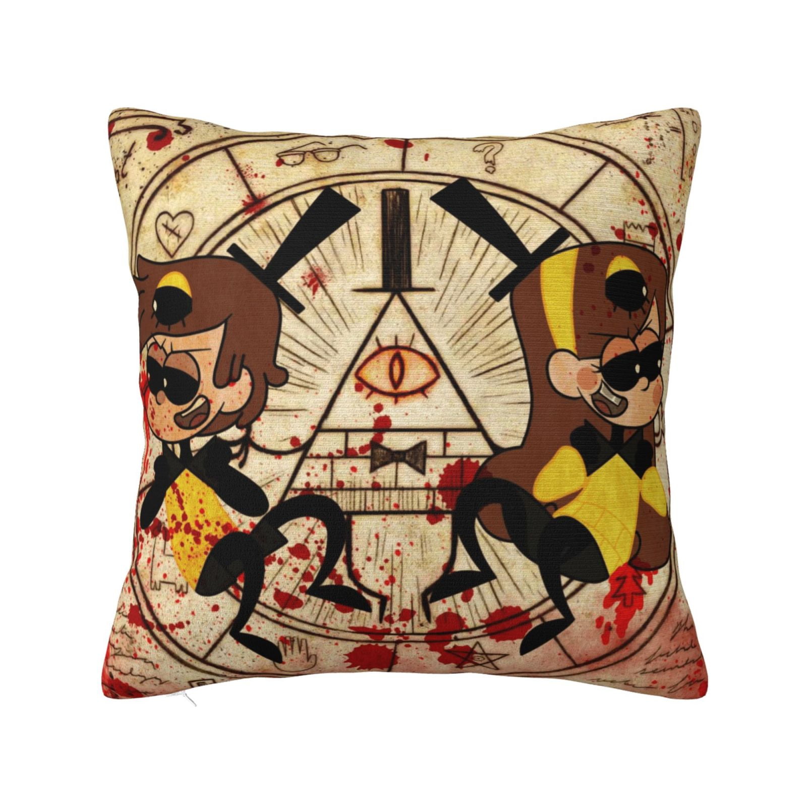 Throw Pillow Covers 20"x20" Inch, Gravity Falls Decorative Pillow Case ...