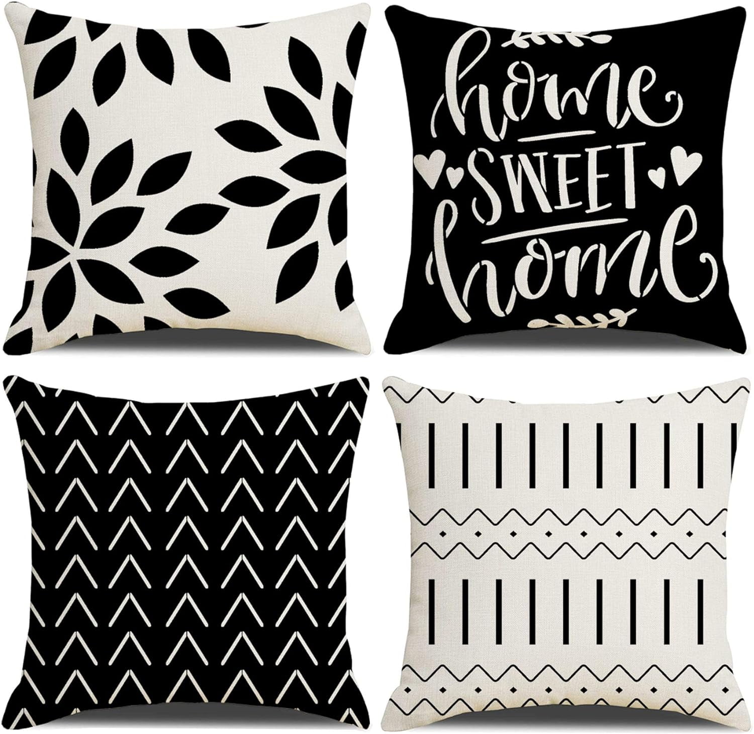 Throw Pillow Covers 18x18 Inch,Pillow Covers 18x18,Squar Pillow Covers ...