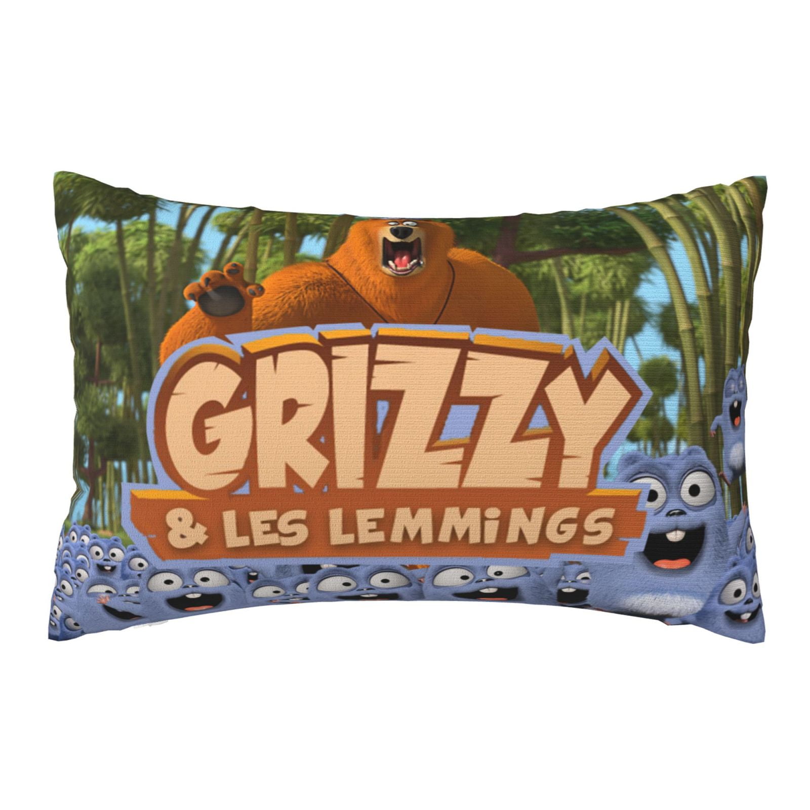 Throw Pillow Covers 20x30 Inch, Grizzy and the Lemmings Decorative ...