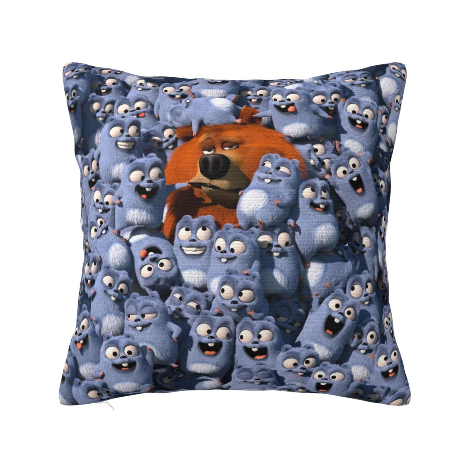 Throw Pillow Covers 24"x24" Inch, Grizzy and the Lemmings Decorative ...