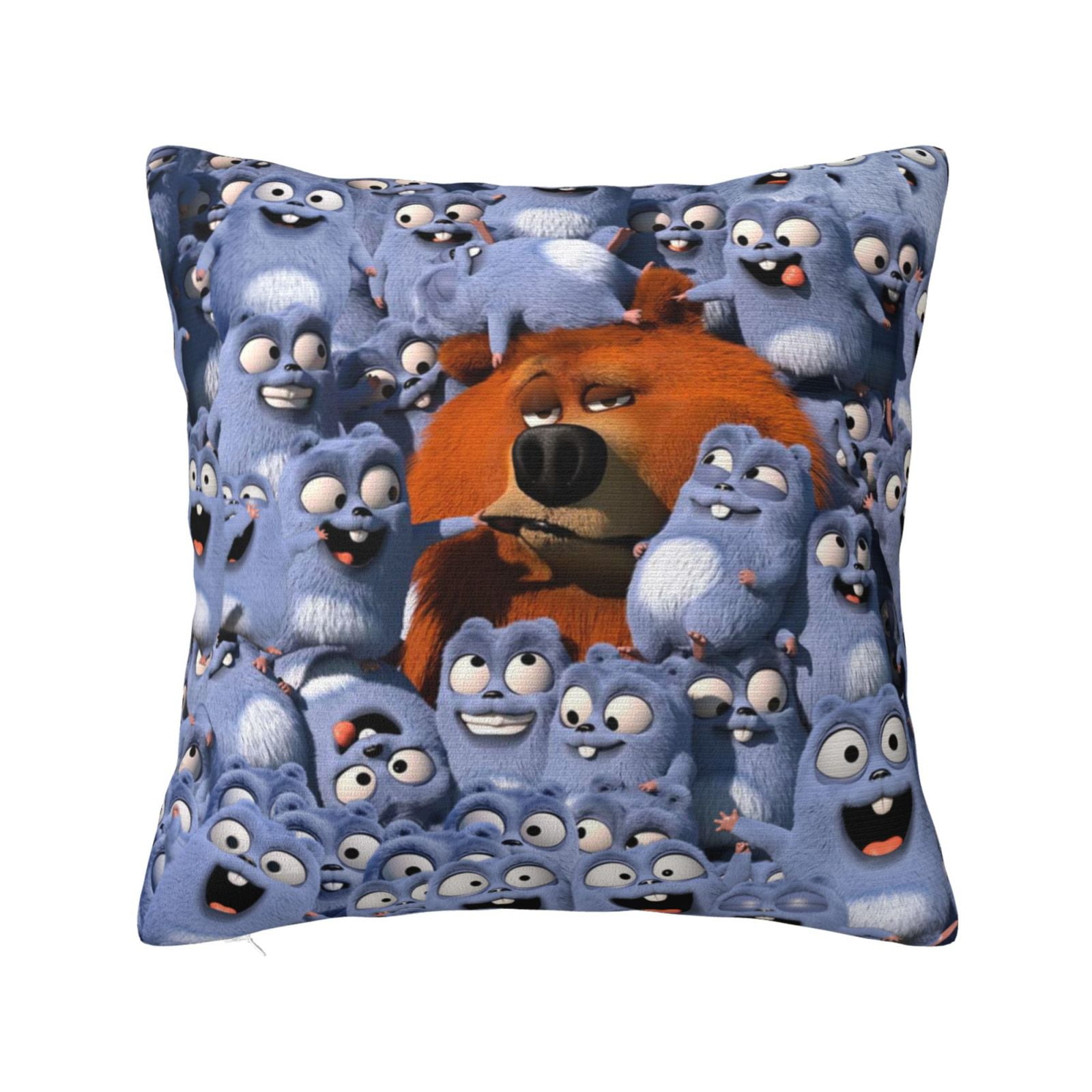 Throw Pillow Covers 24"x24" Inch, Grizzy and the Lemmings Decorative ...