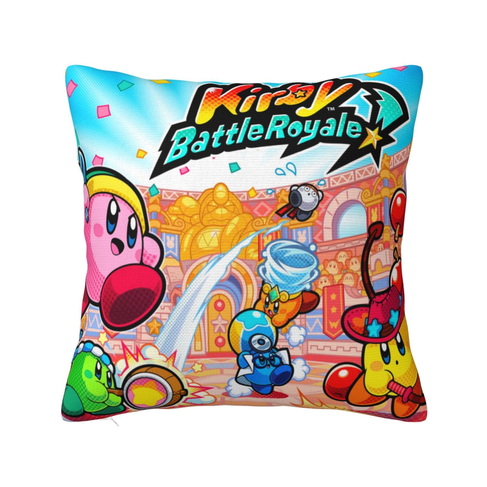 Throw Pillow Covers 24"x24" Inch, Kirby Decorative Pillow Case for Sofa ...