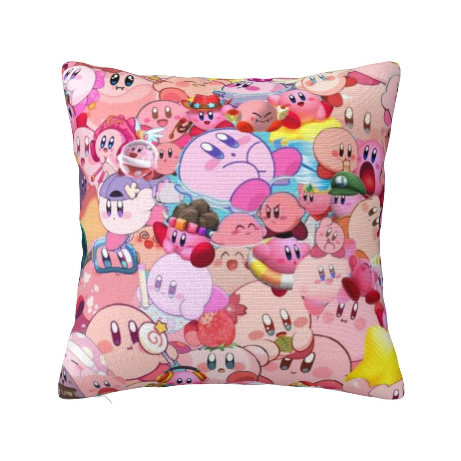 Throw Pillow Covers 26"x26" Inch, Kirby Decorative Pillow Case for Sofa ...