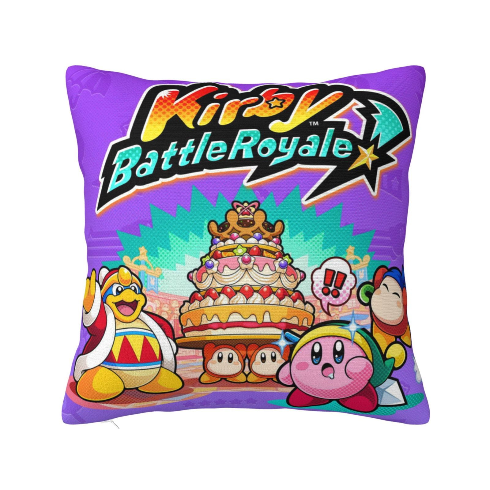 Throw Pillow Covers 26"x26" Inch, Kirby Decorative Pillow Case for Sofa ...