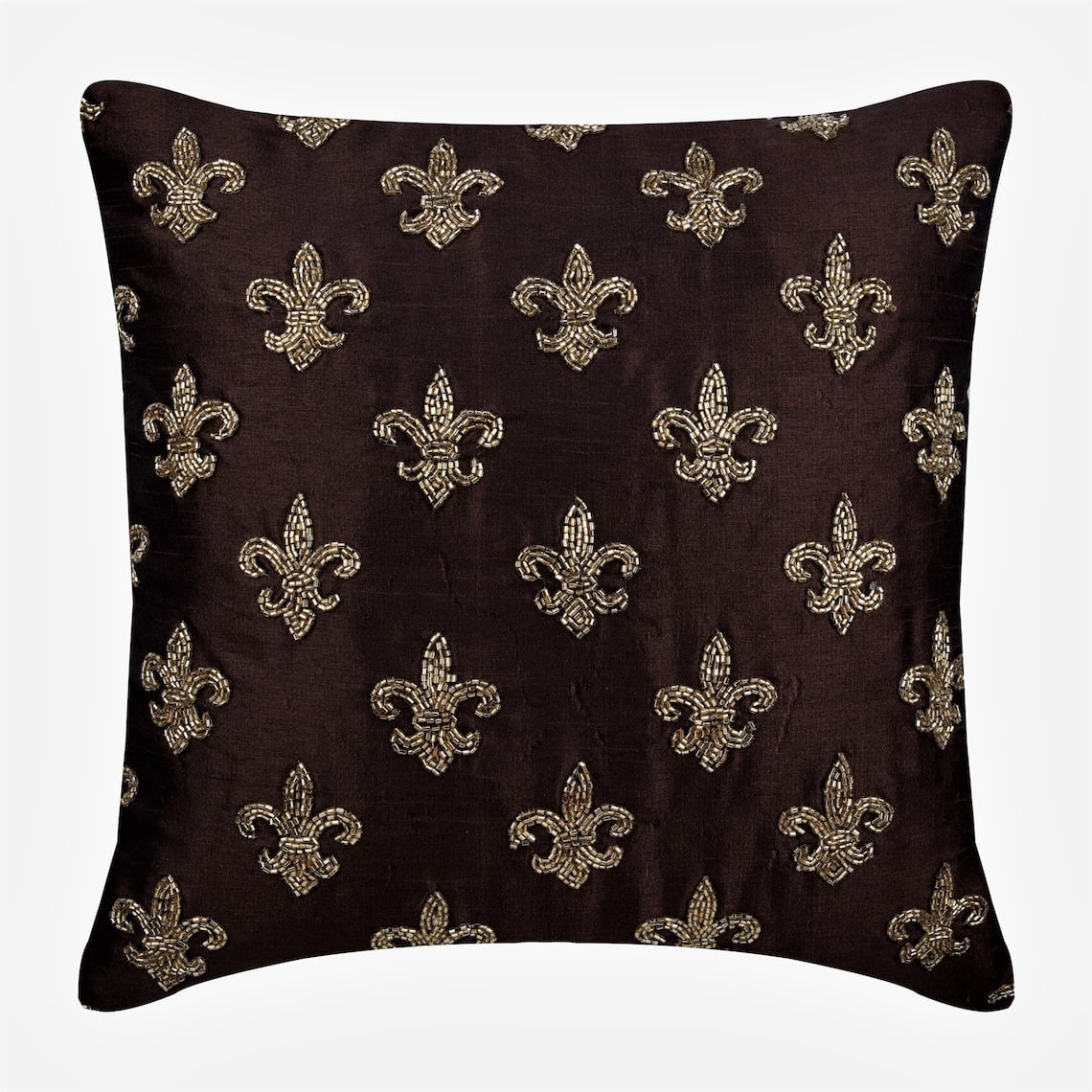 Throw Pillow Covers, Brown 12x12 inch (30x30 cm) Pillow Covers, Fleur ...