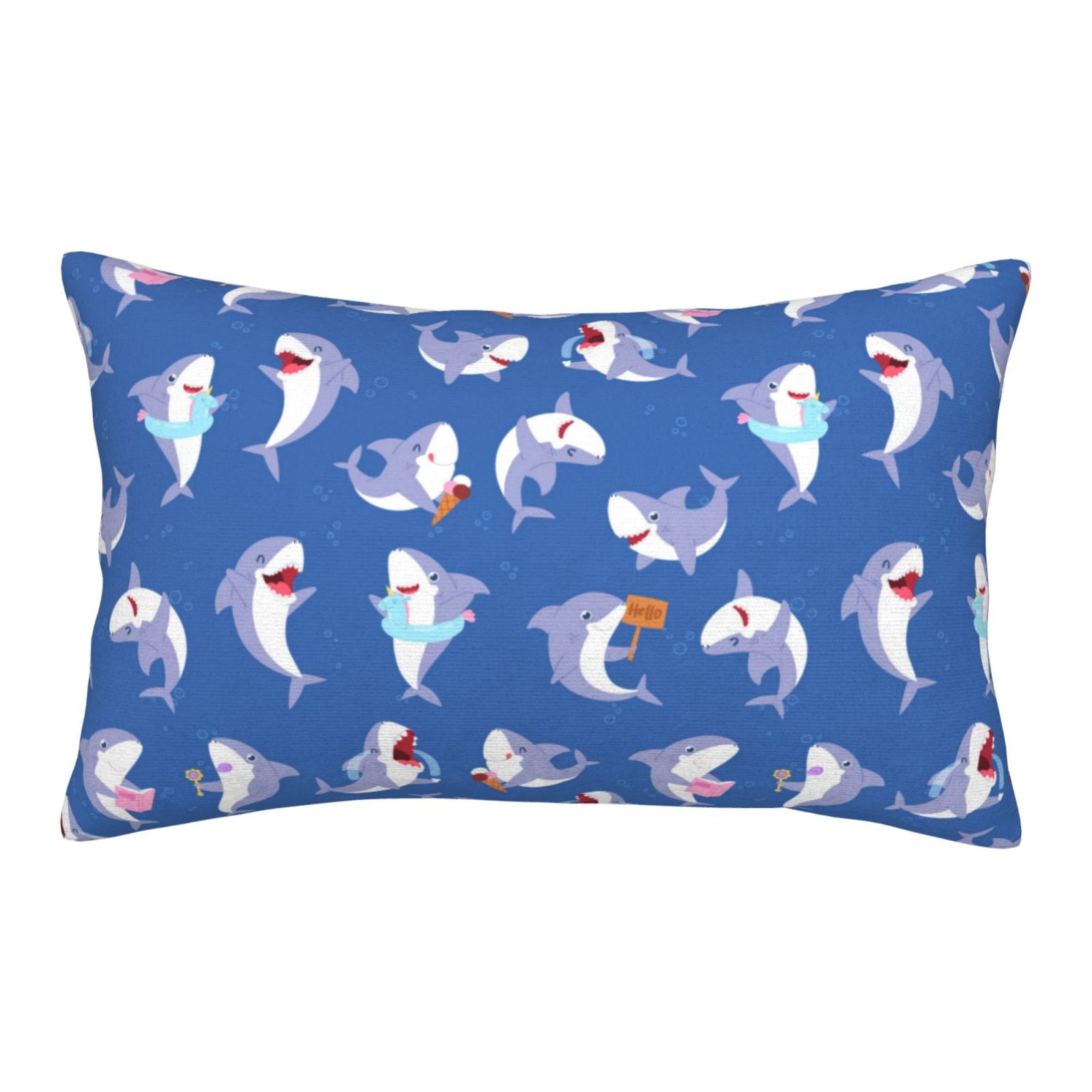 Throw Pillow Covers Cartoon Funny Happy Cute Smiling Luxury Soft Fuzzy ...