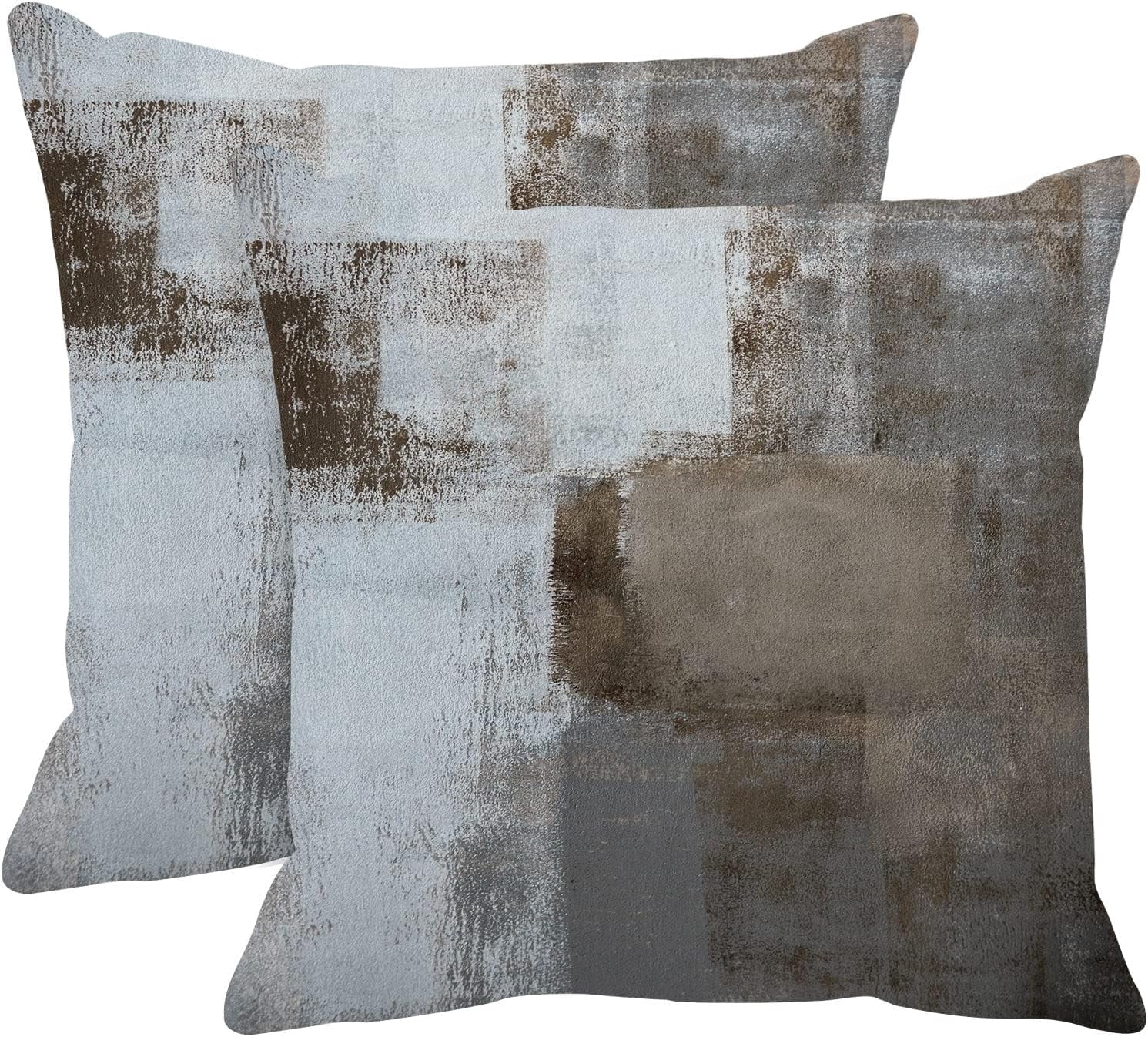 Throw Pillow Covers Modern Home Art Decor, 20 x 20 Inches Set of 2 ...
