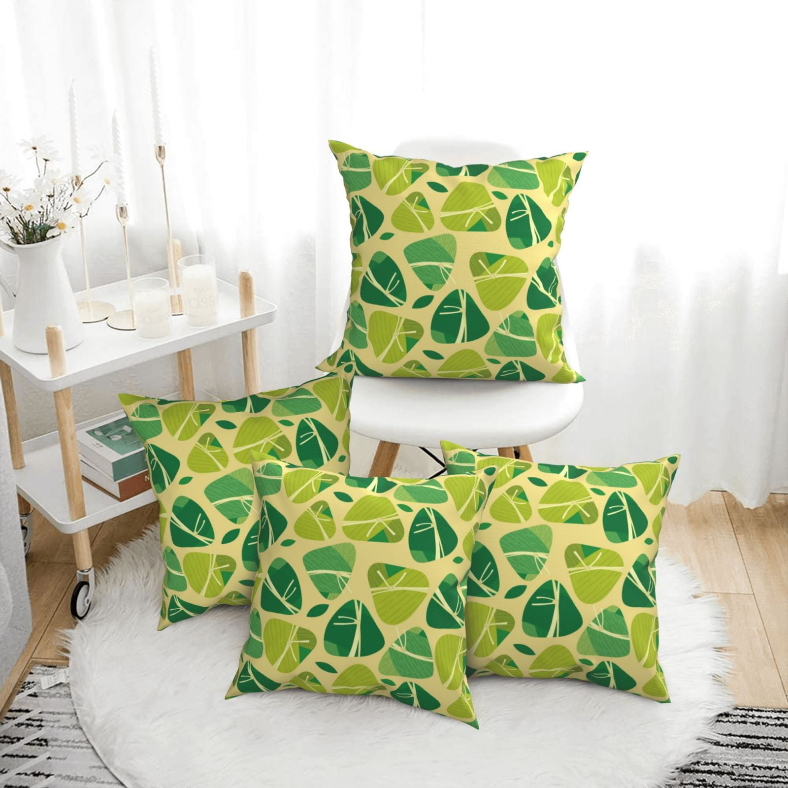 Throw Pillow Covers Set of 4 - Zongzi Square Decorative Pillows Cushion ...