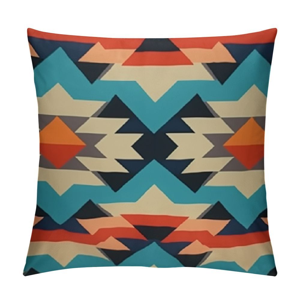 Throw Pillow Covers,Southwestern American Native Pattern Pillow Covers ...