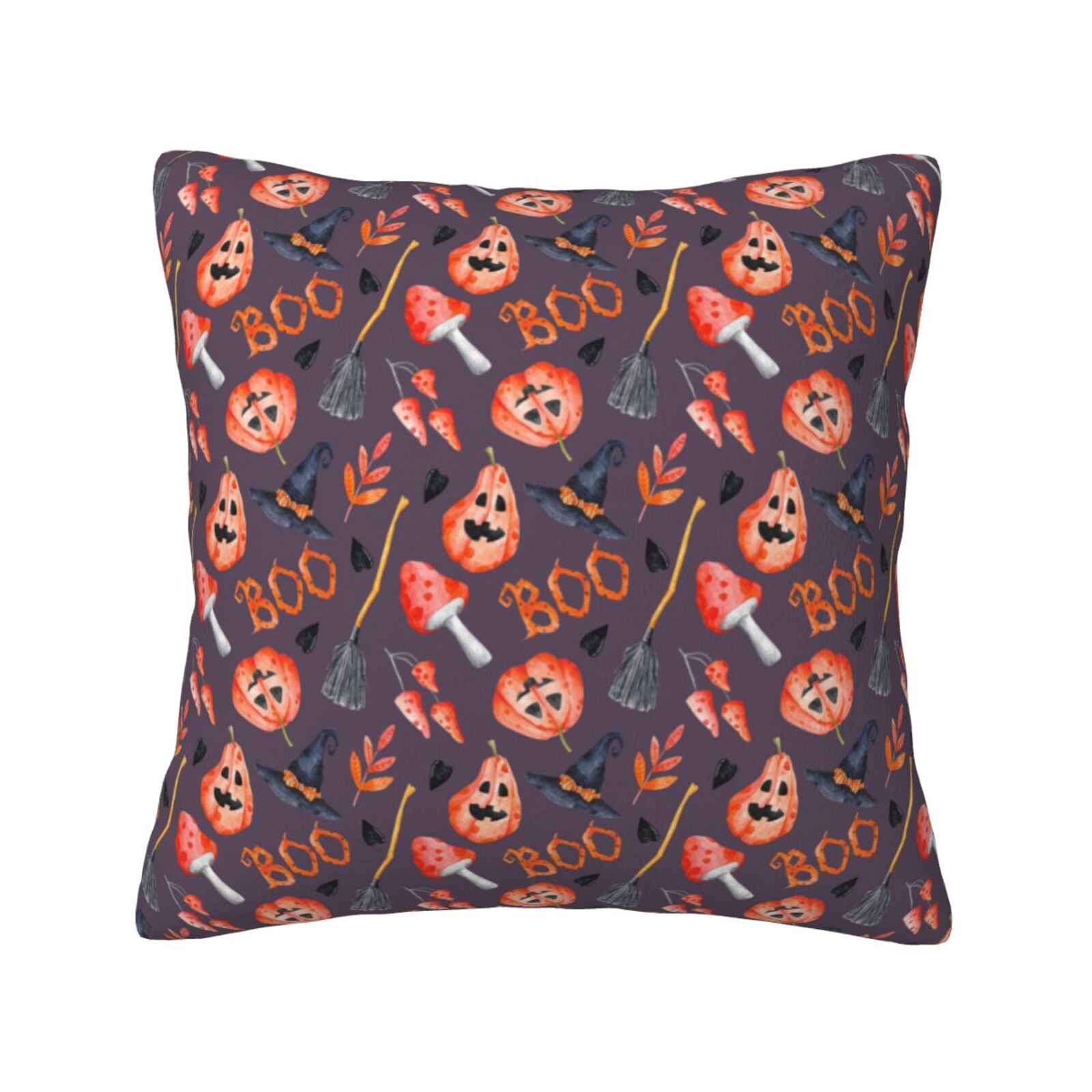 Throw Pillow Covers - halloween-background-holiday Square Halloween ...